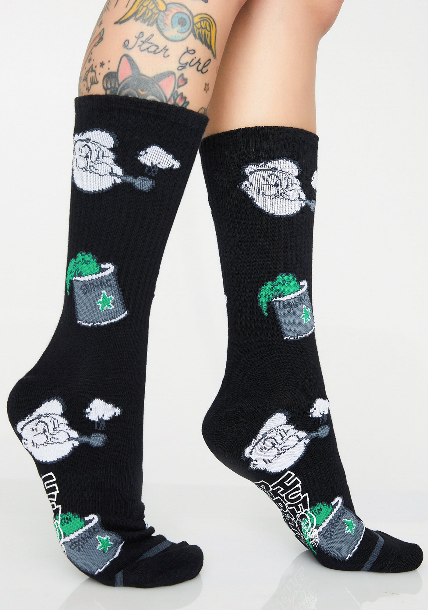Popeye Spinach Socks – Dolls Kill