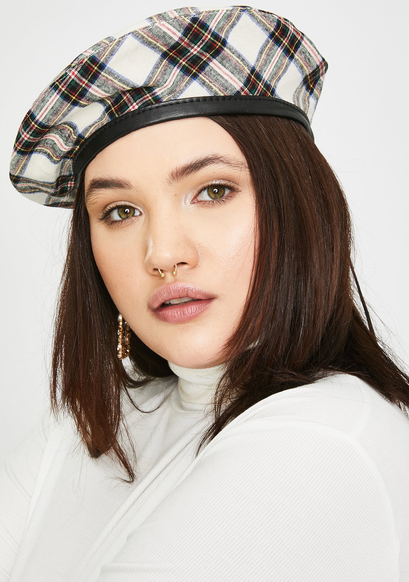 Pure Star Student Plaid Beret – Dolls Kill