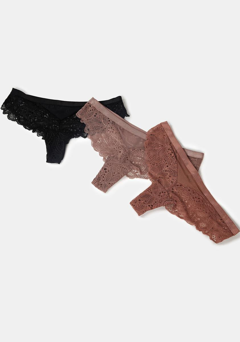 Please Yourself Cheeky 3-Pack – Dolls Kill