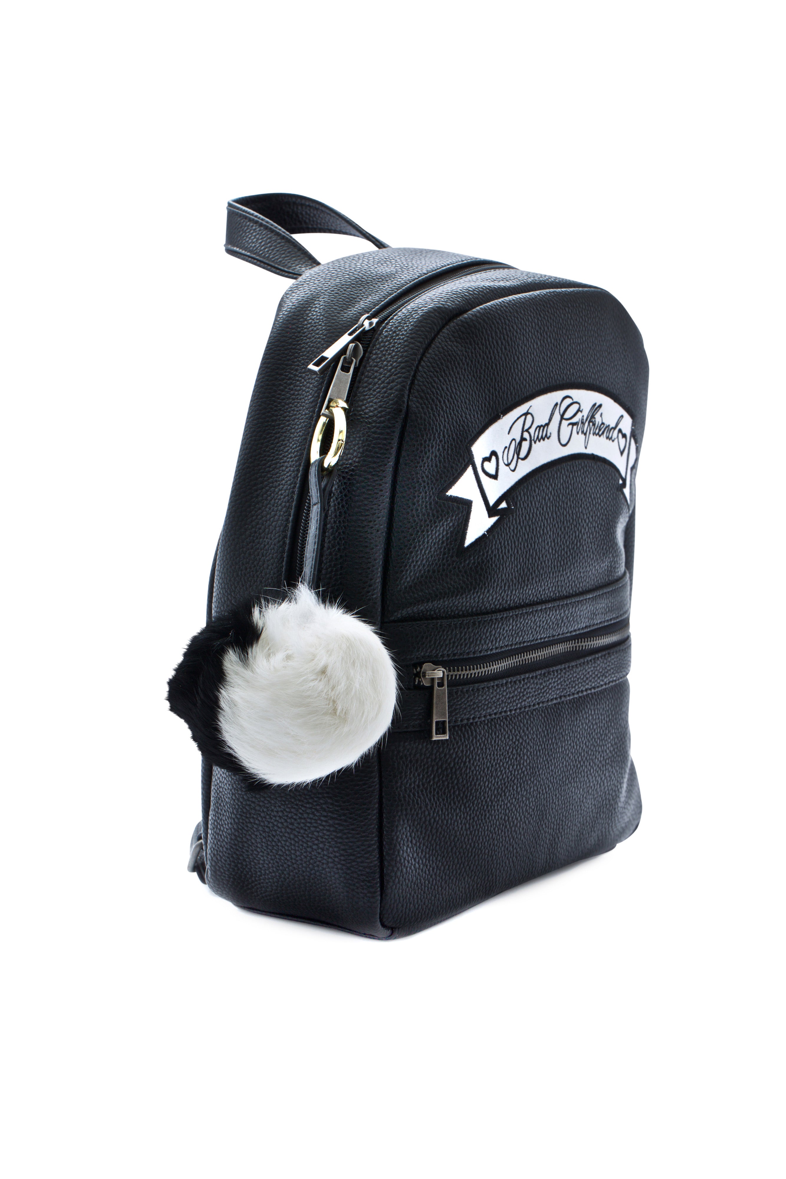 Opposites Attract Fluffy Pom Keychain – Dolls Kill