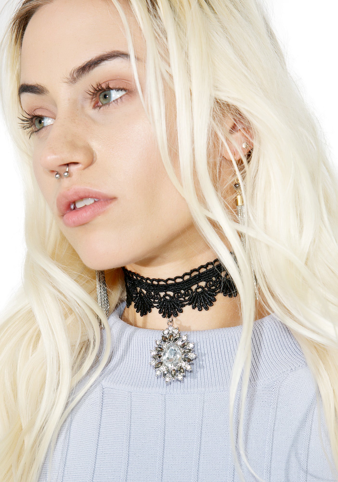 Fancy Pantz Pendant Choker – Dolls Kill