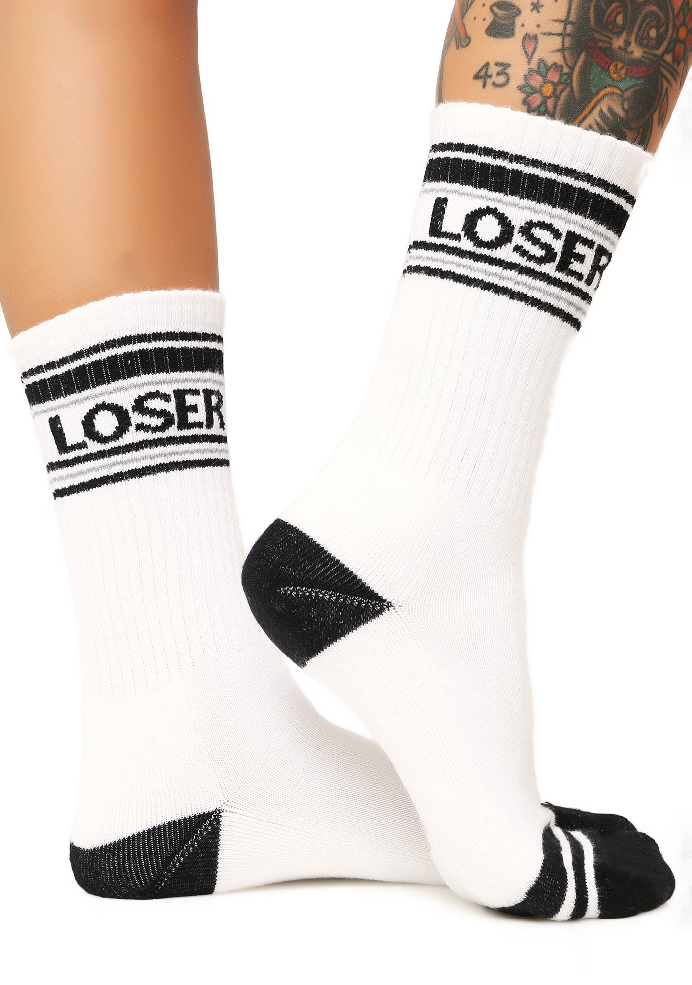 Loser Athletic Crew Socks – Dolls Kill
