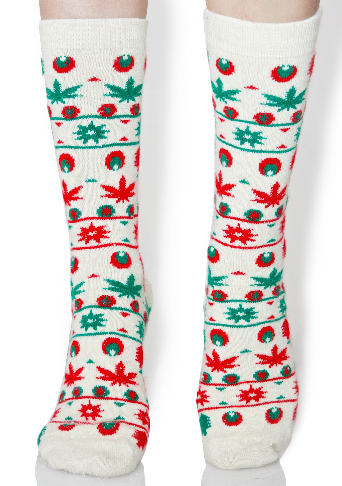 Tinsel Crew Socks – Dolls Kill