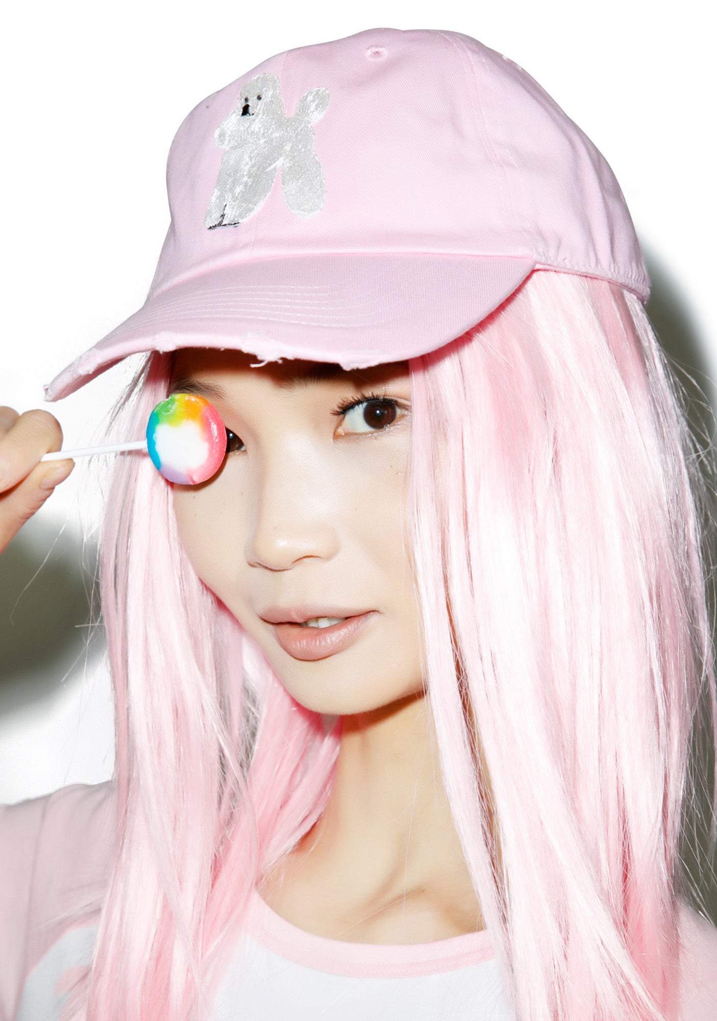 Poodle Destroyed Cap – Dolls Kill