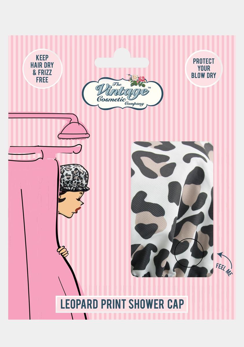 The Vintage Cosmetic Company Leopard Shower Cap – Dolls Kill