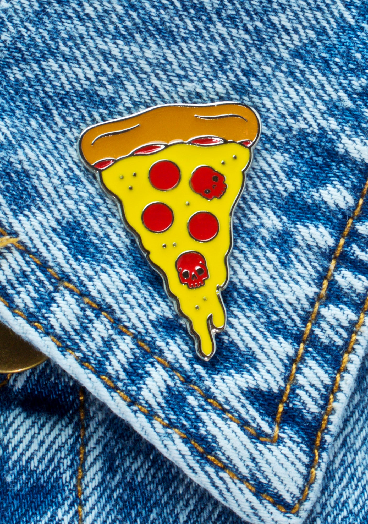 Pizza Enamel Pin – Dolls Kill