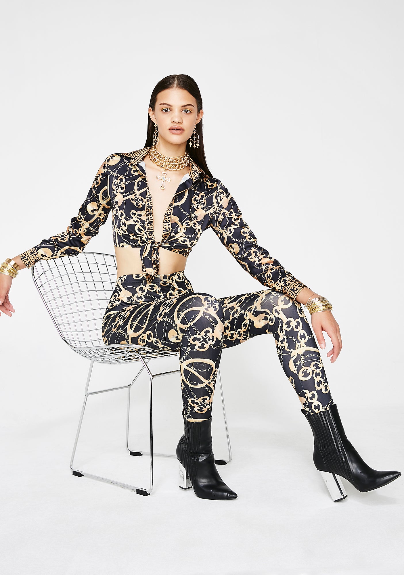 Classic Baddie Silky Set – Dolls Kill