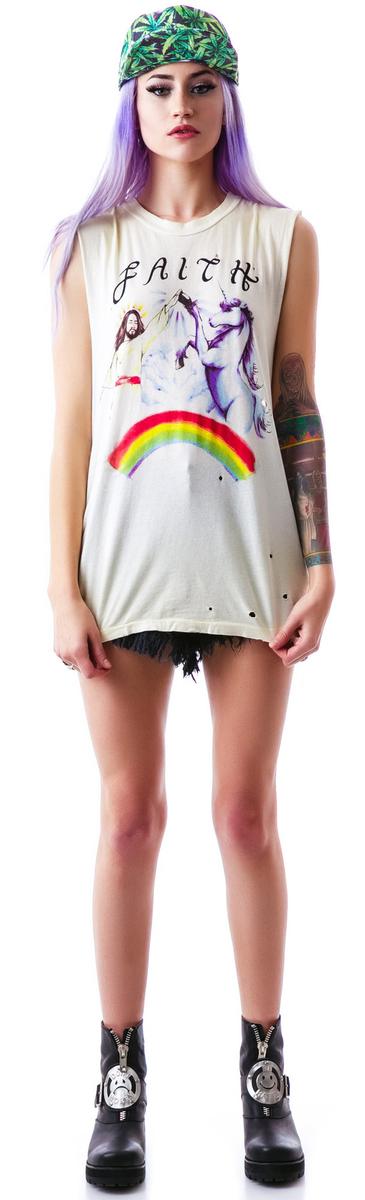 Faith Sleeveless Tee – Dolls Kill