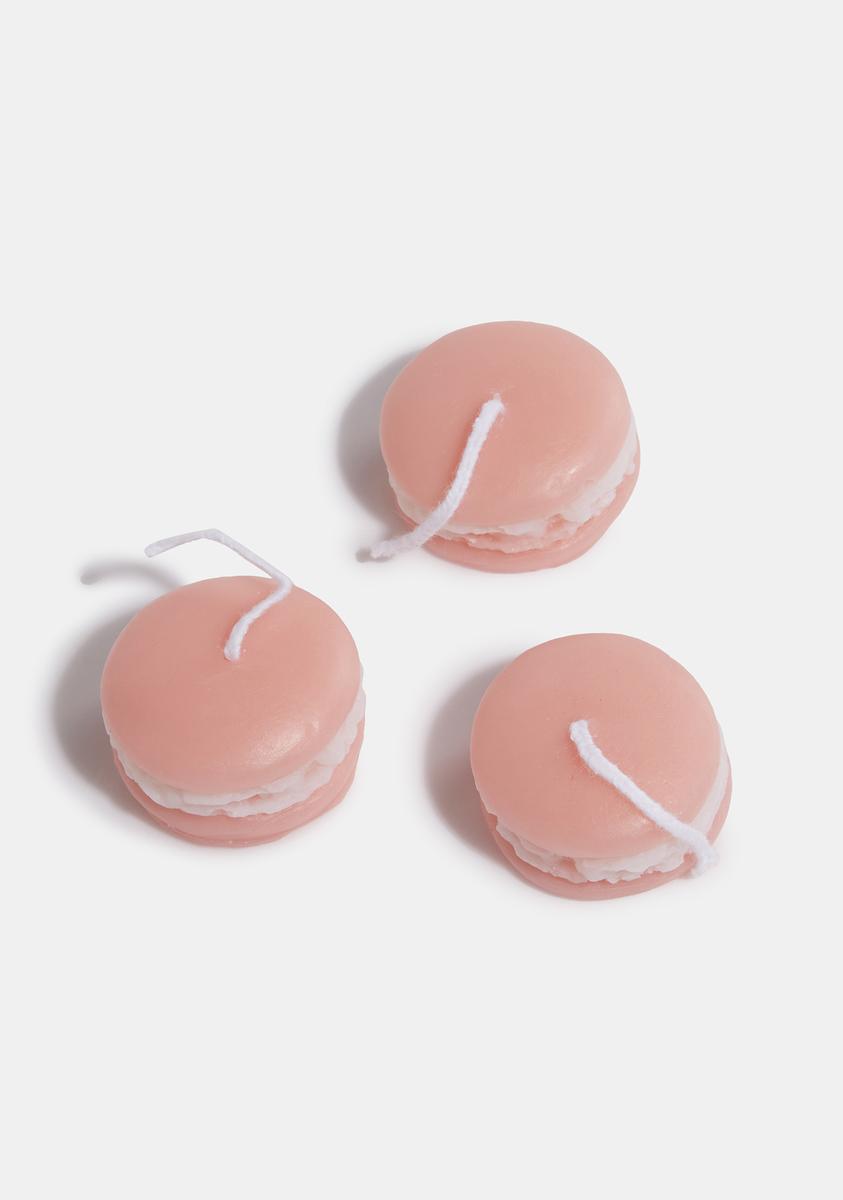 Macaroon Three Piece Candle Set - Pink – Dolls Kill