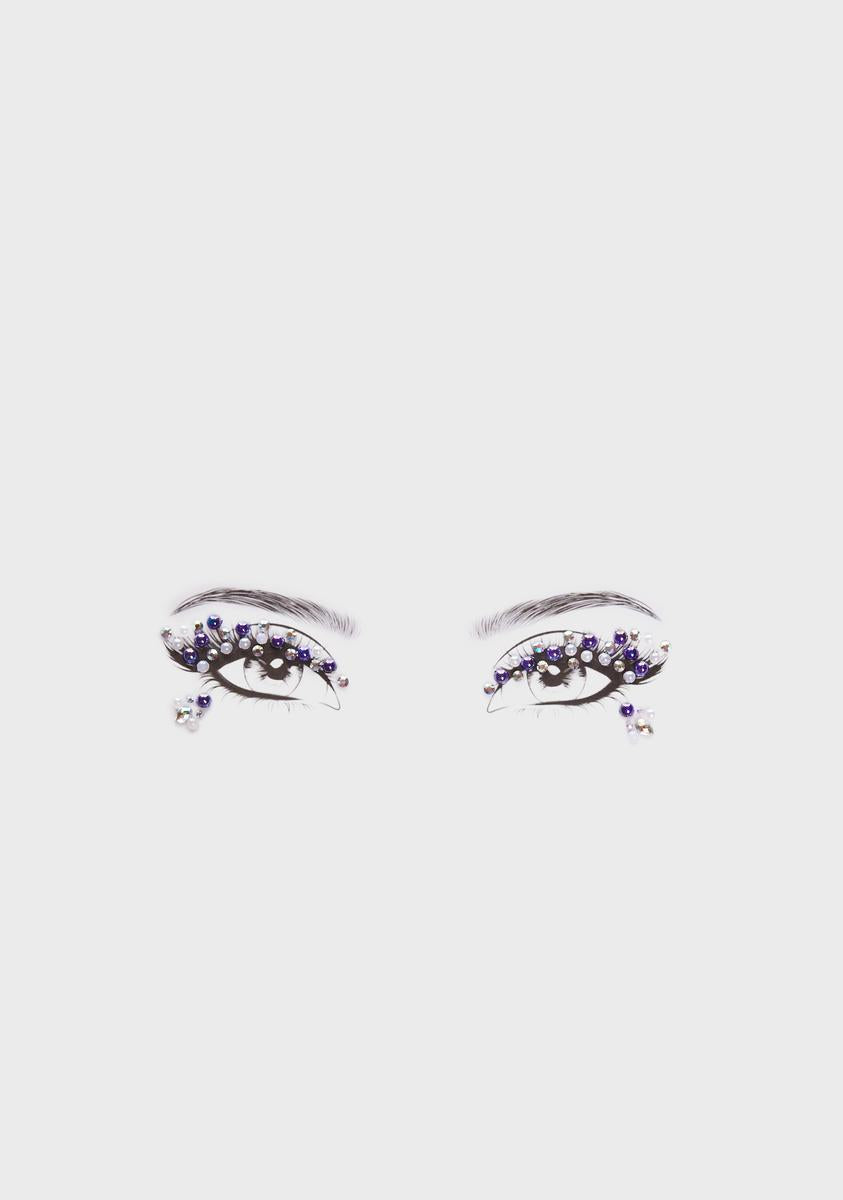 Rhinestone Pearl Eye Gems - Multi – Dolls Kill