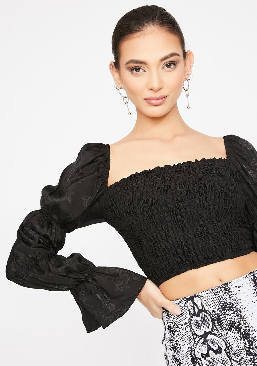 Velina Crop Top – Dolls Kill