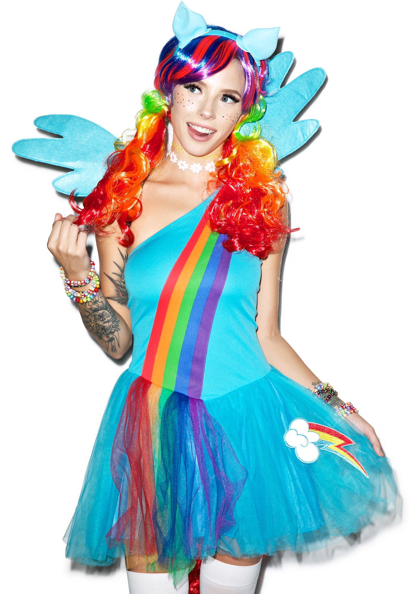 Rainbow Dash Costume Set – Dolls Kill