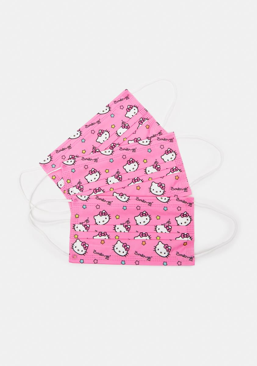 The Crème Shop Adult Size Hello Kitty Face Masks – Dolls Kill