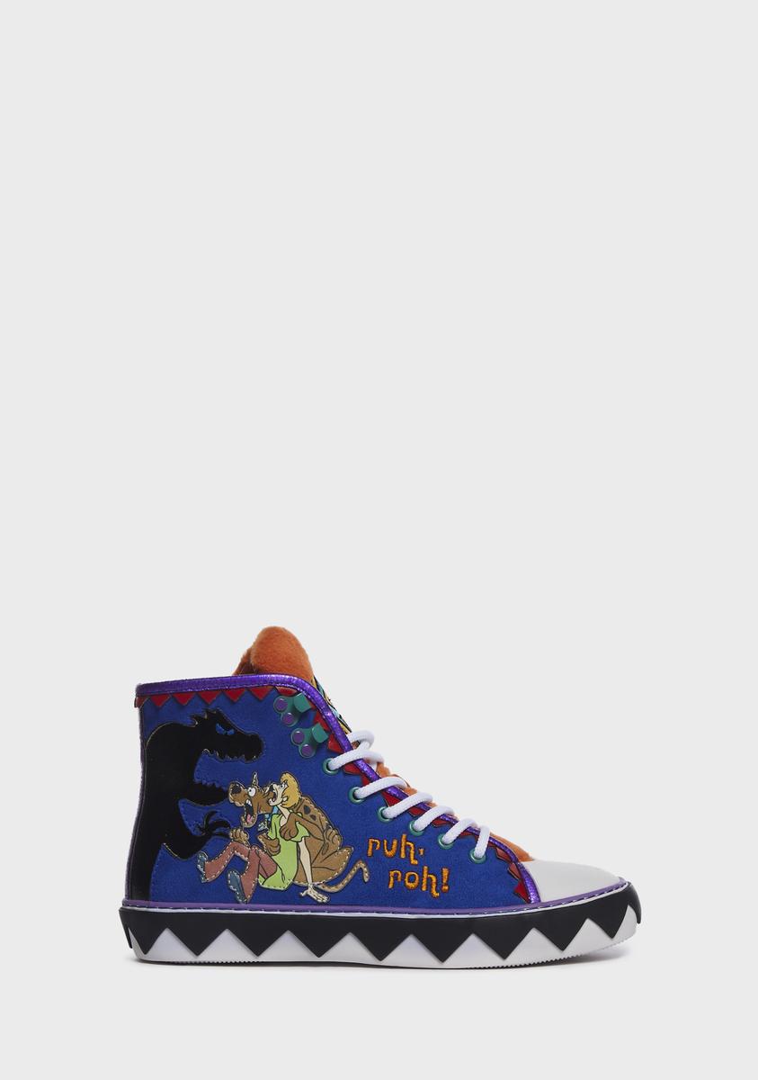 Irregular Choice Scooby Doo And Shaggy Hi Top Sneakers - Orange – Dolls ...