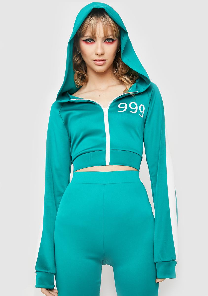 Player 999 Tracksuit Costume Set - Green – Dolls Kill