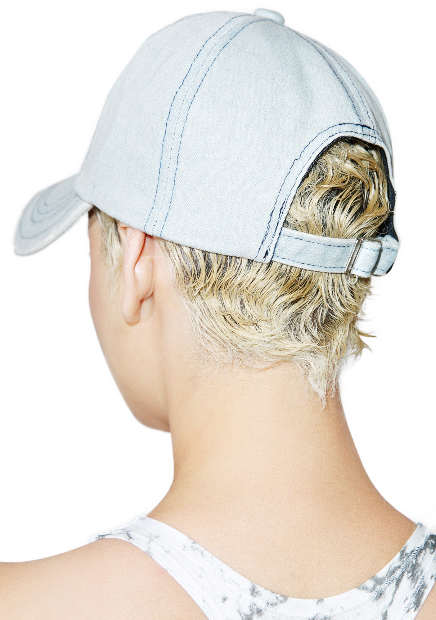 Destroyed Denim Dat Hat – Dolls Kill