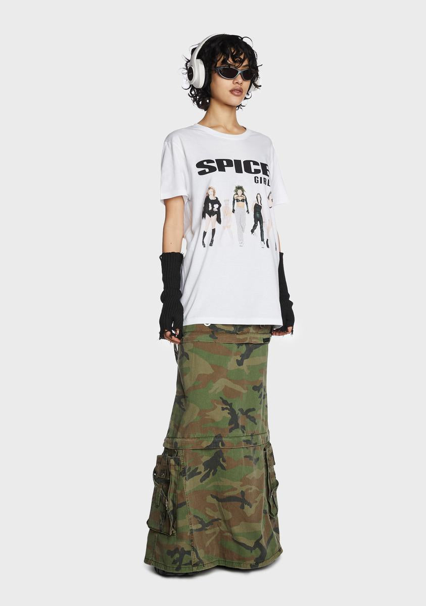 Daisy Street Spice Girls Oversized Graphic Tee - White#N##N# – Dolls Kill