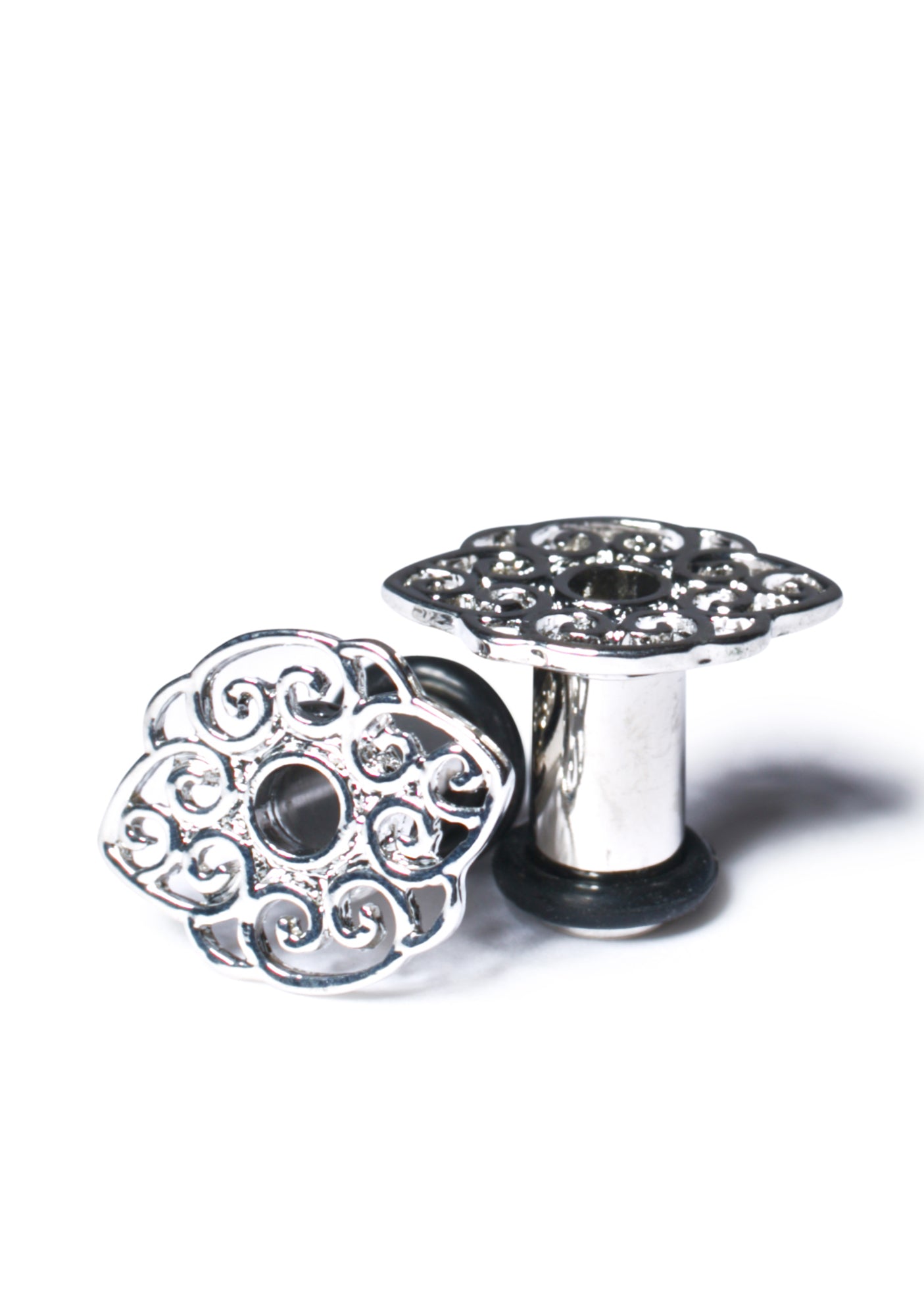 Lotus Filigree Gauged Plugs – Dolls Kill