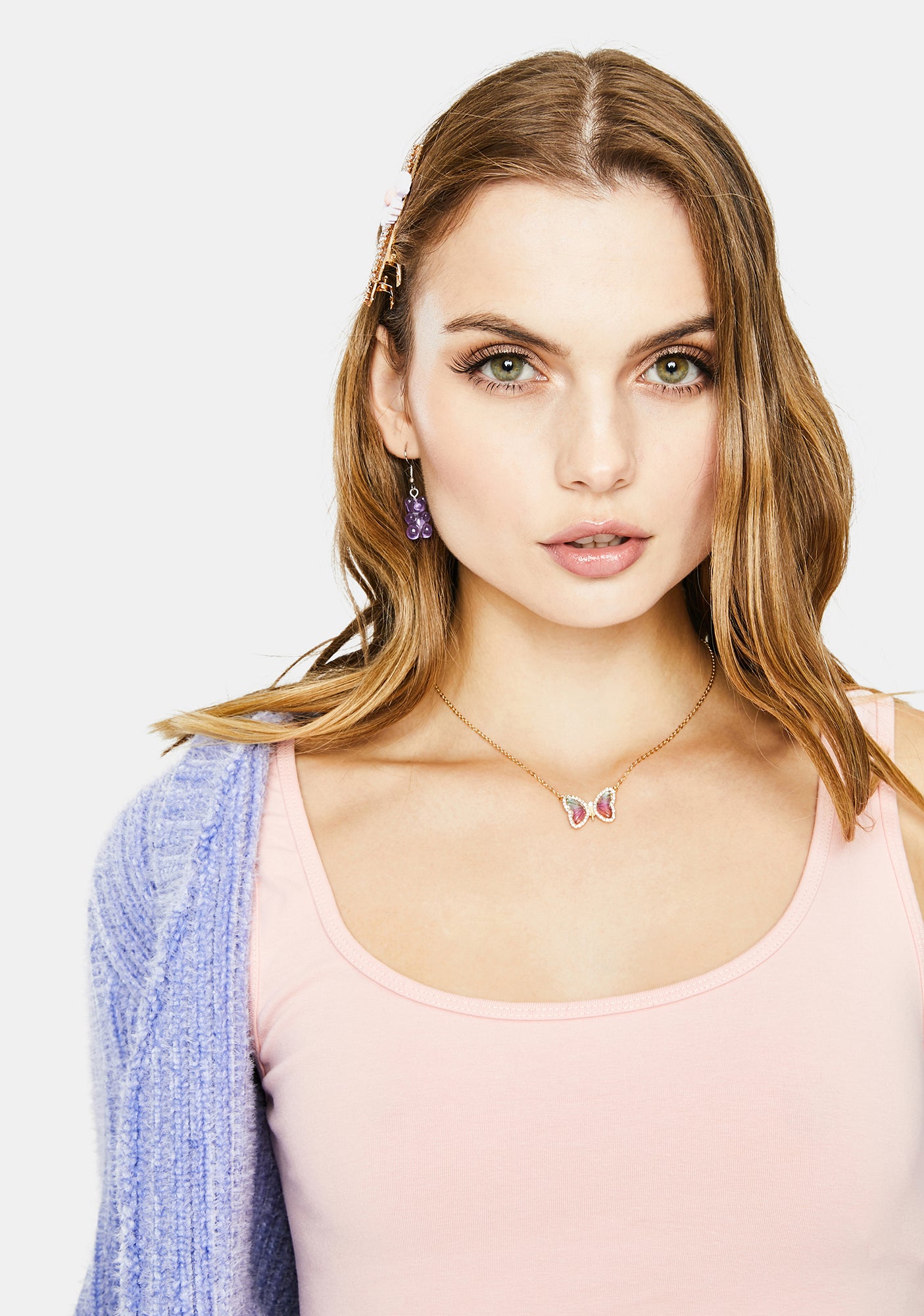 Butterfly in Bliss Charm Necklace – Dolls Kill