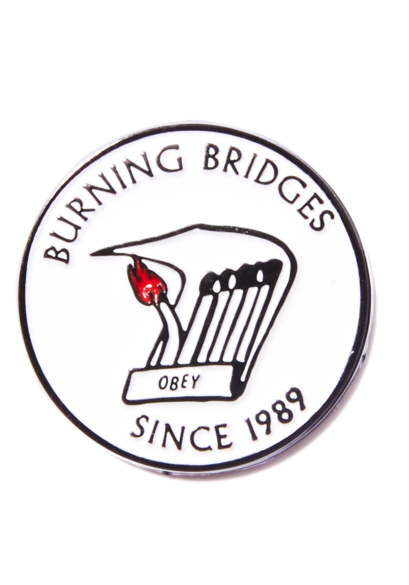 Burning Bridges Pin – Dolls Kill