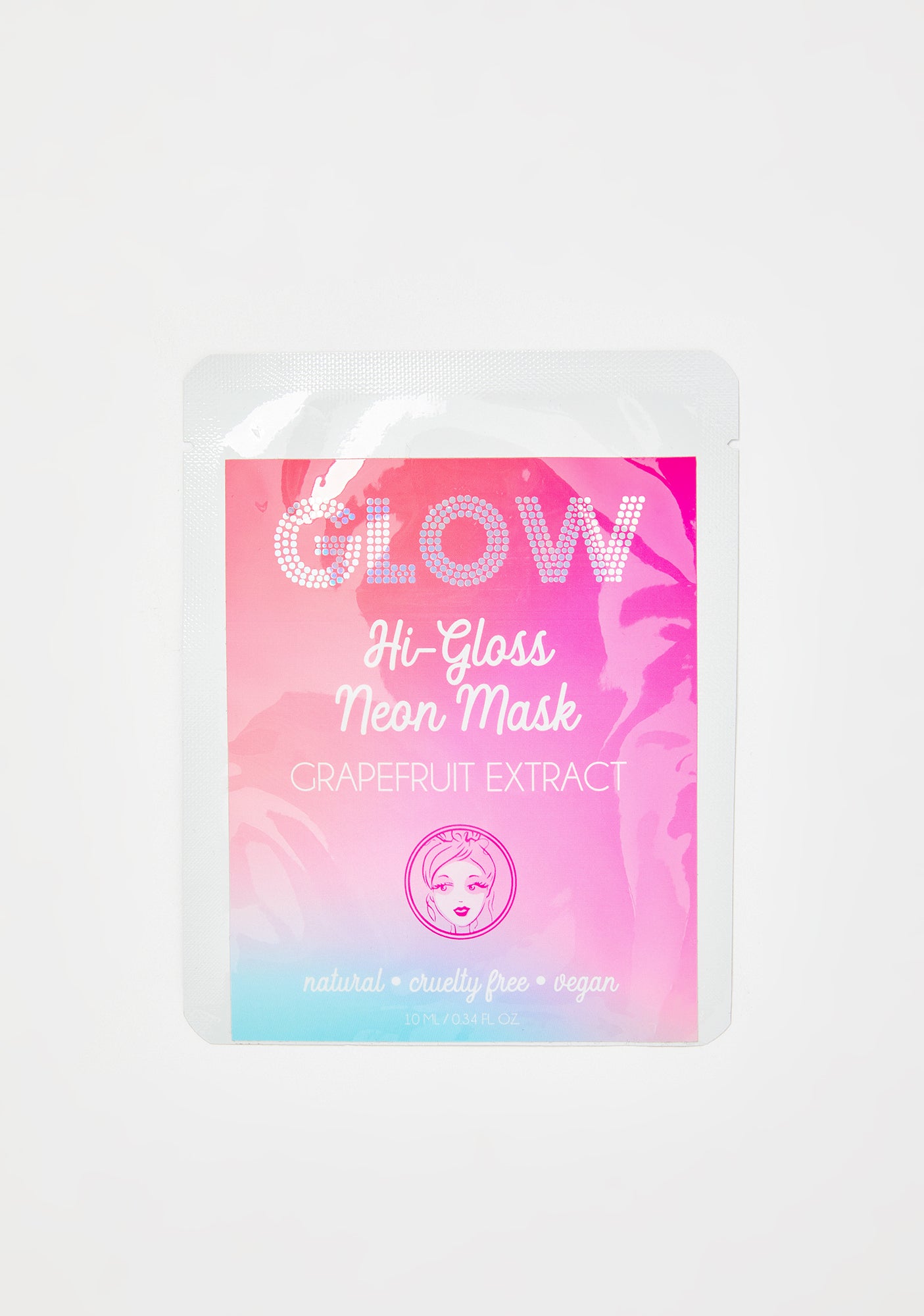 Grapefruit Hi-Gloss Neon Face Mask – Dolls Kill