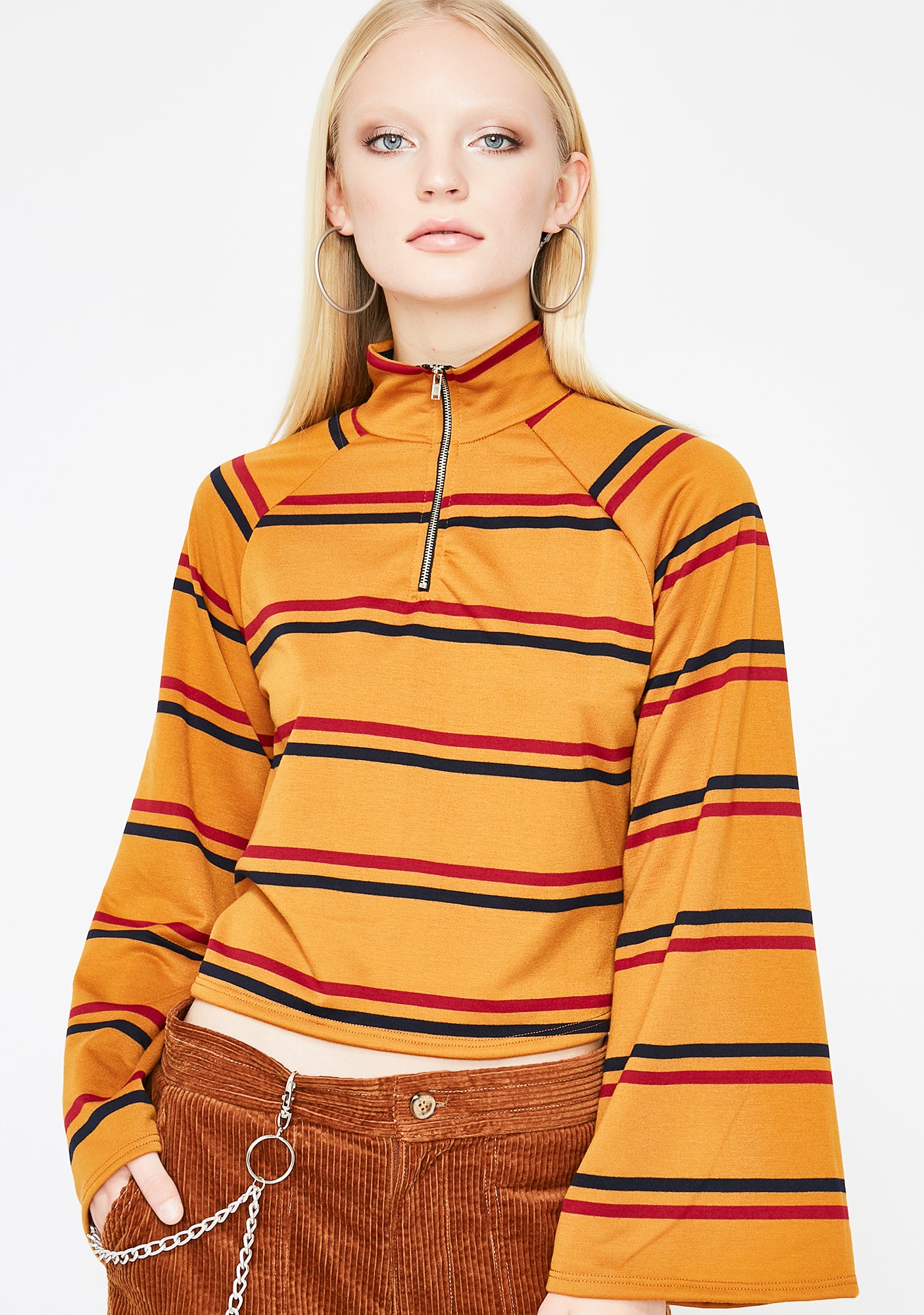 Bae Season Stripe Top – Dolls Kill