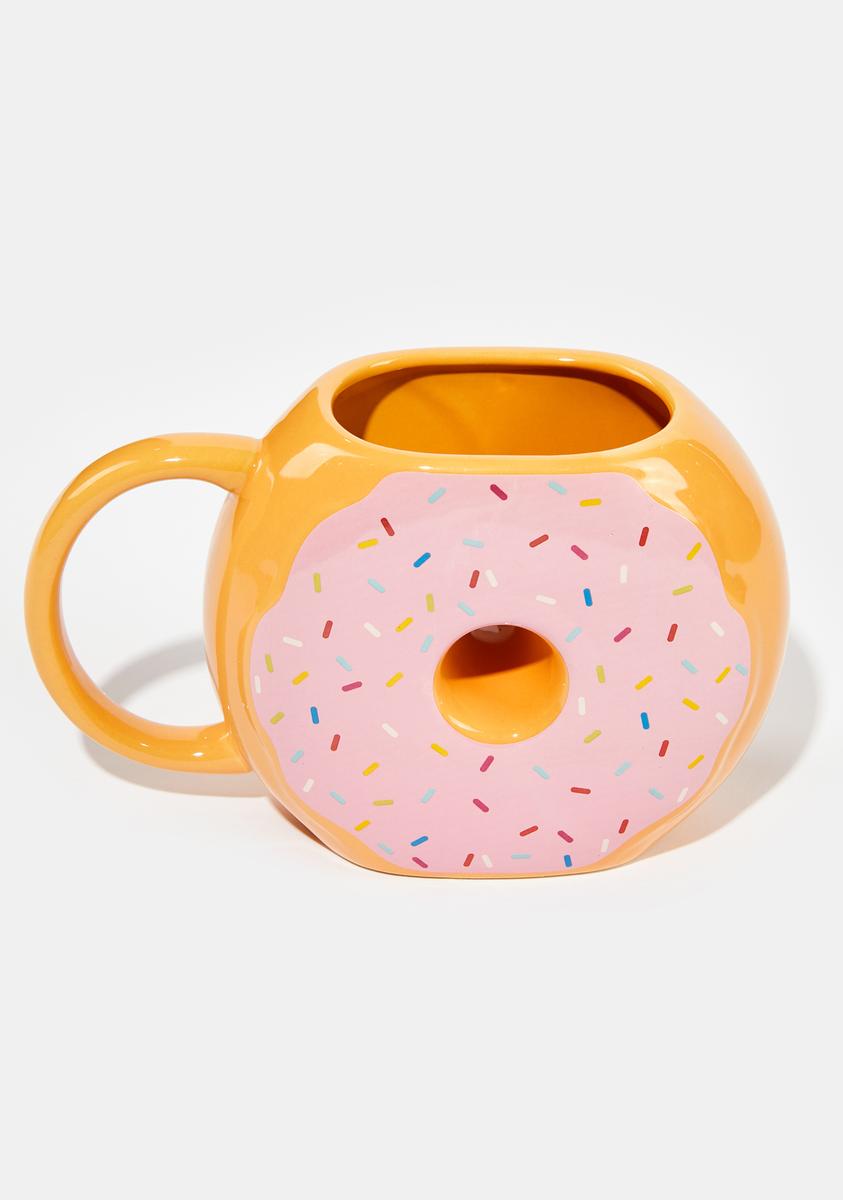 Donut Shaped Ceramic Mug - Pink – Dolls Kill