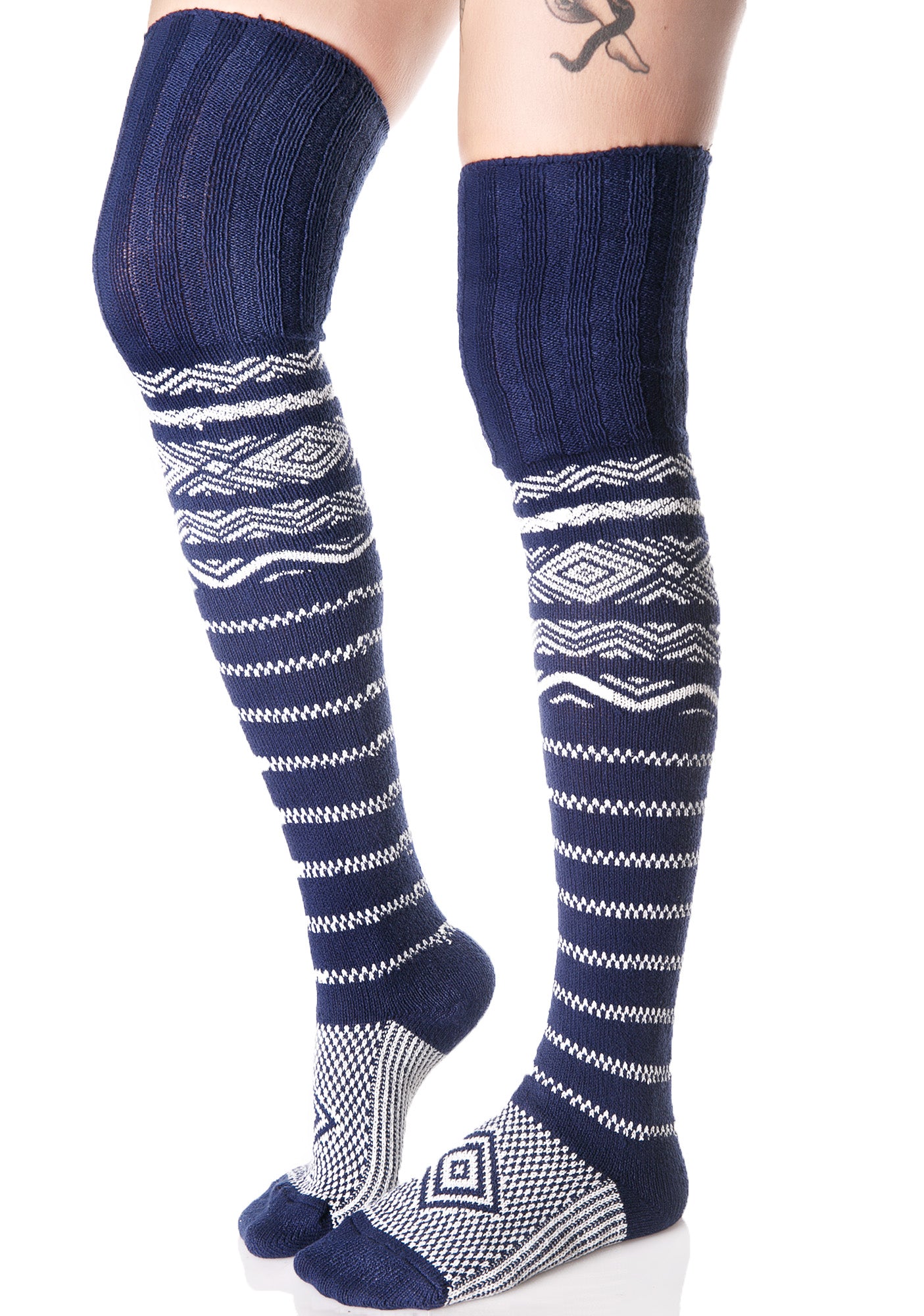 La Mer Thigh High Socks – Dolls Kill