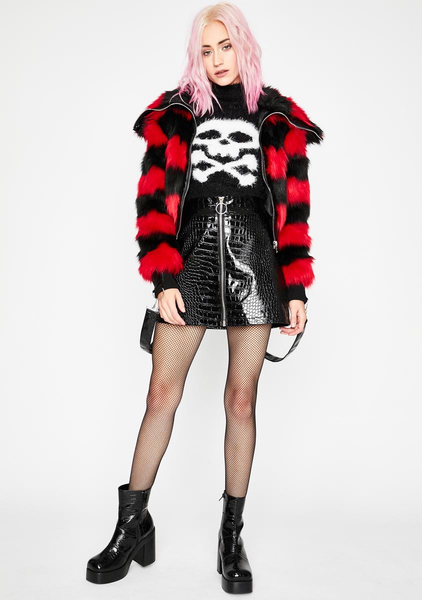 Current Mood Shiver My Timbers Turtleneck Sweater – Dolls Kill