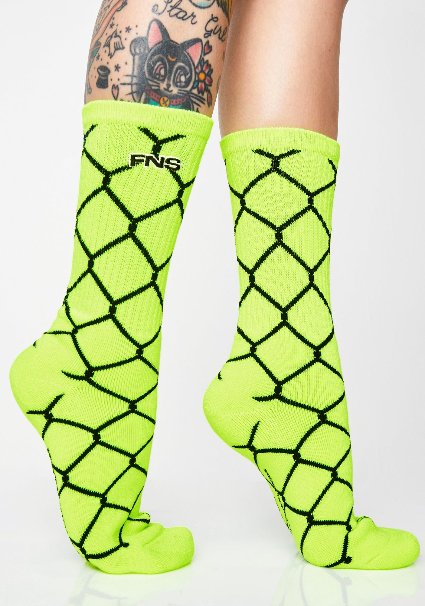 Chain Link Crew Socks – Dolls Kill
