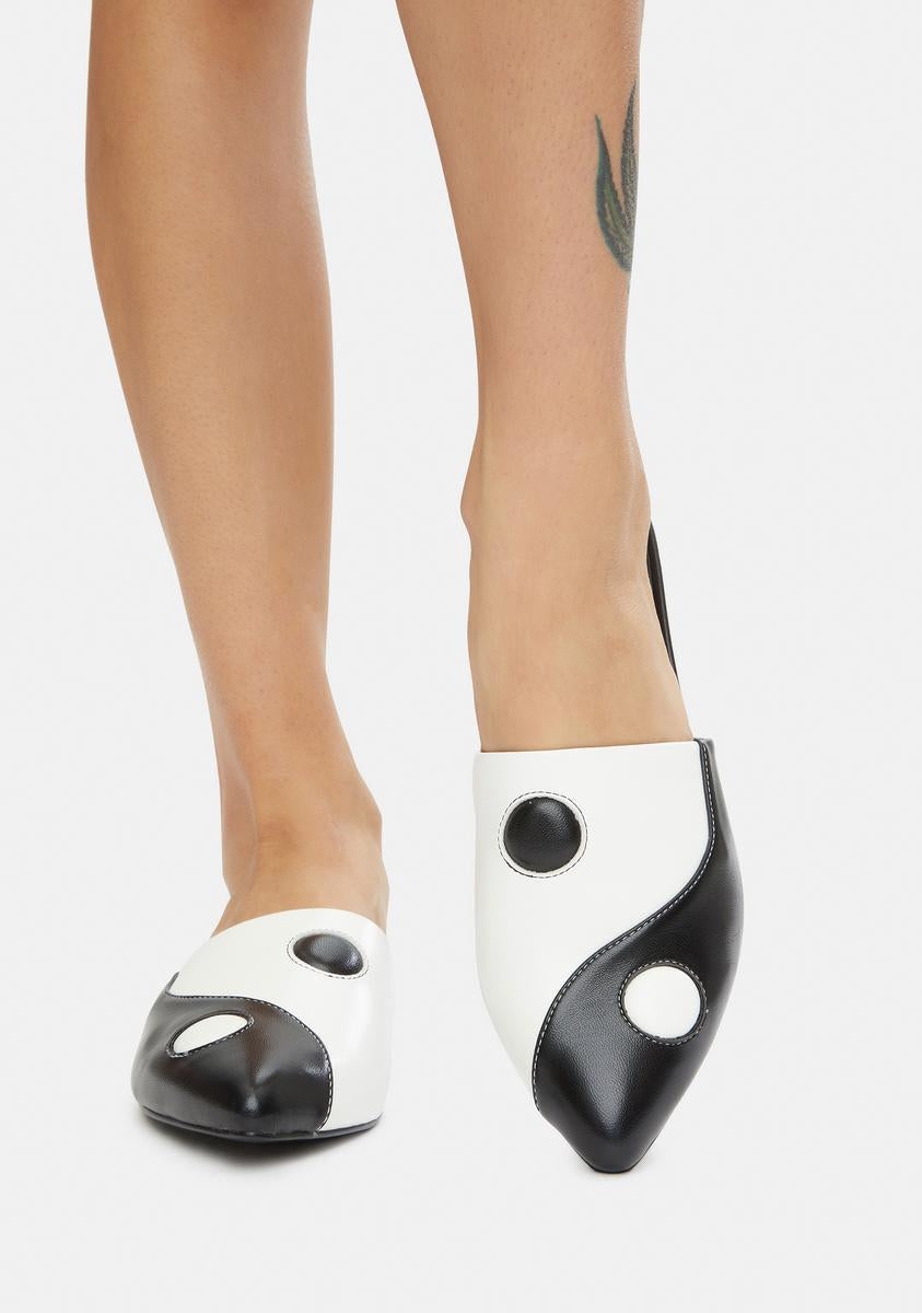 MCLC Balancing Act Vegan Leather Mules – Dolls Kill