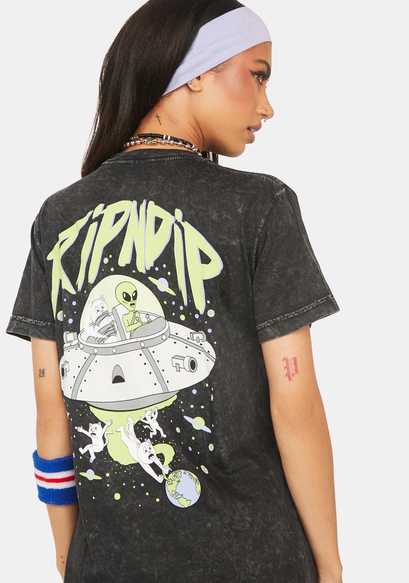 RIPNDIP Alien Graphic Tee - Black – Dolls Kill
