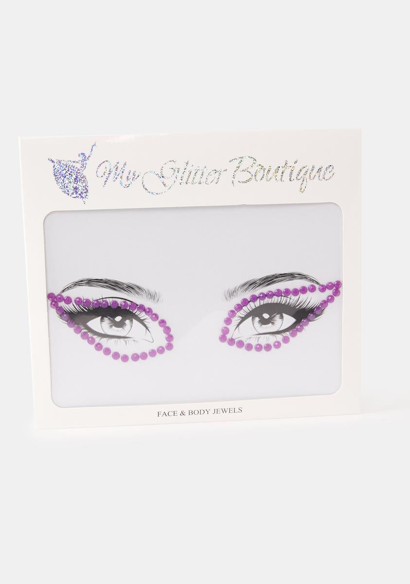 Purple Rhinestone Eye Gem Pack – Dolls Kill