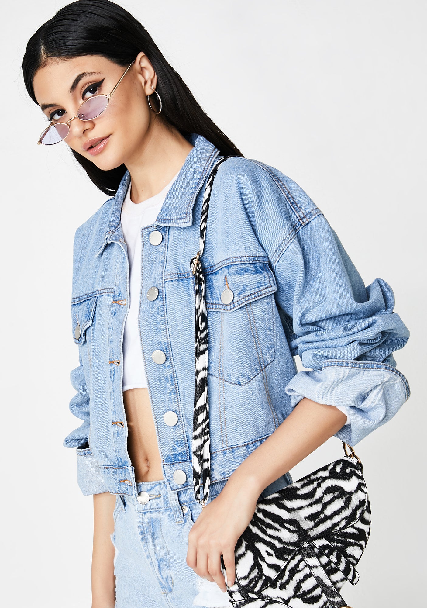 HBIC Denim Jacket – Dolls Kill