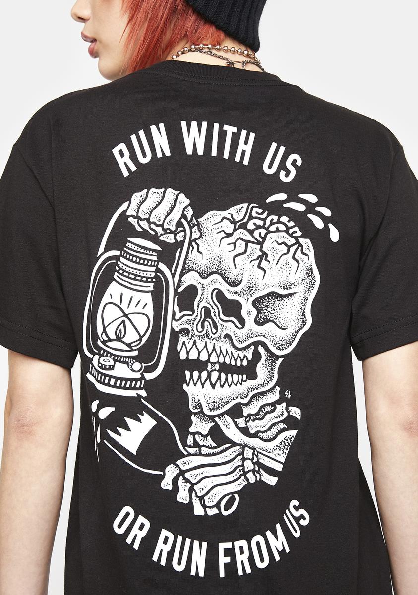 Lurking Class Skeleton Run Graphic Tee – Dolls Kill
