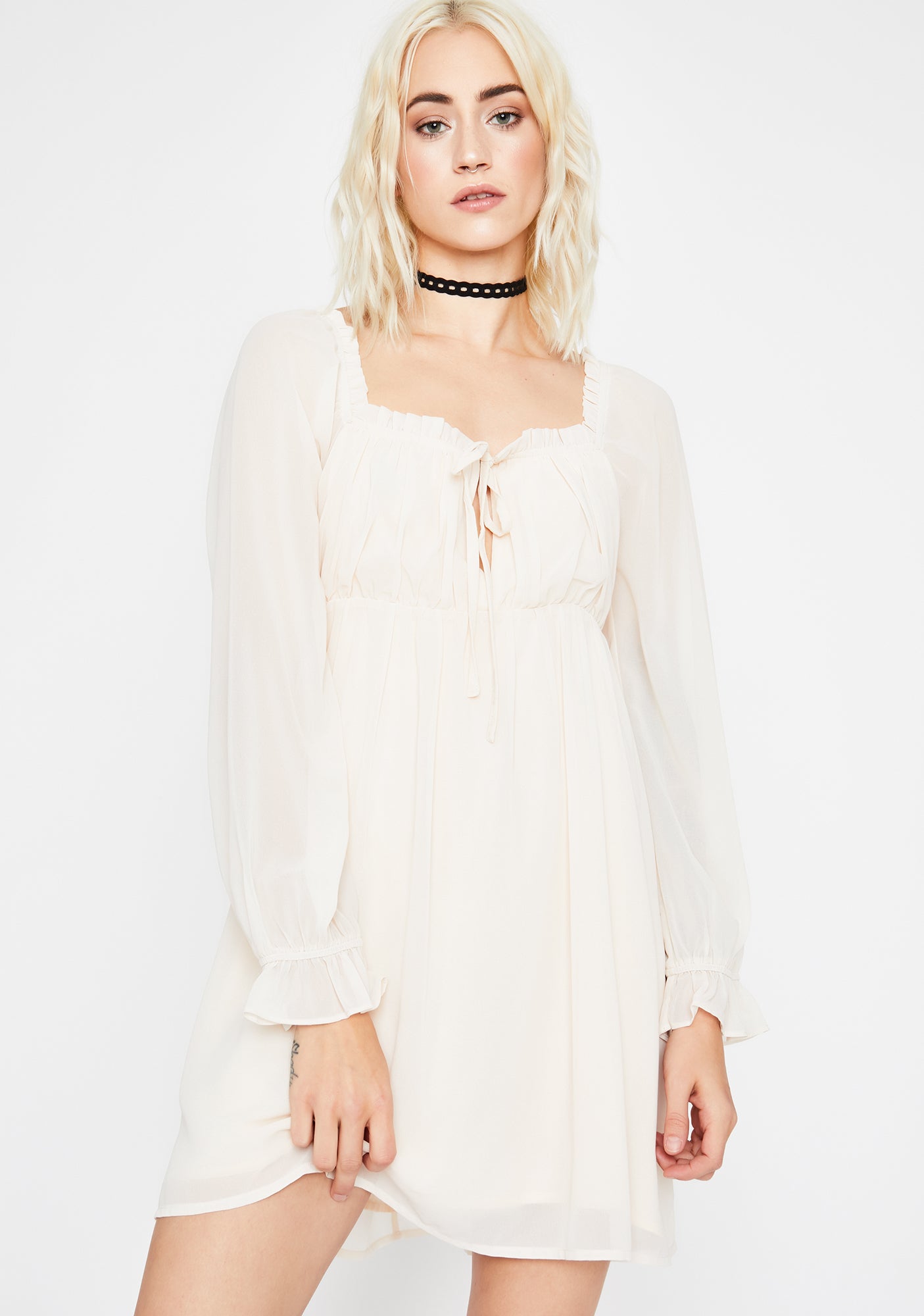 Angel Embrace Me Mini Dress – Dolls Kill