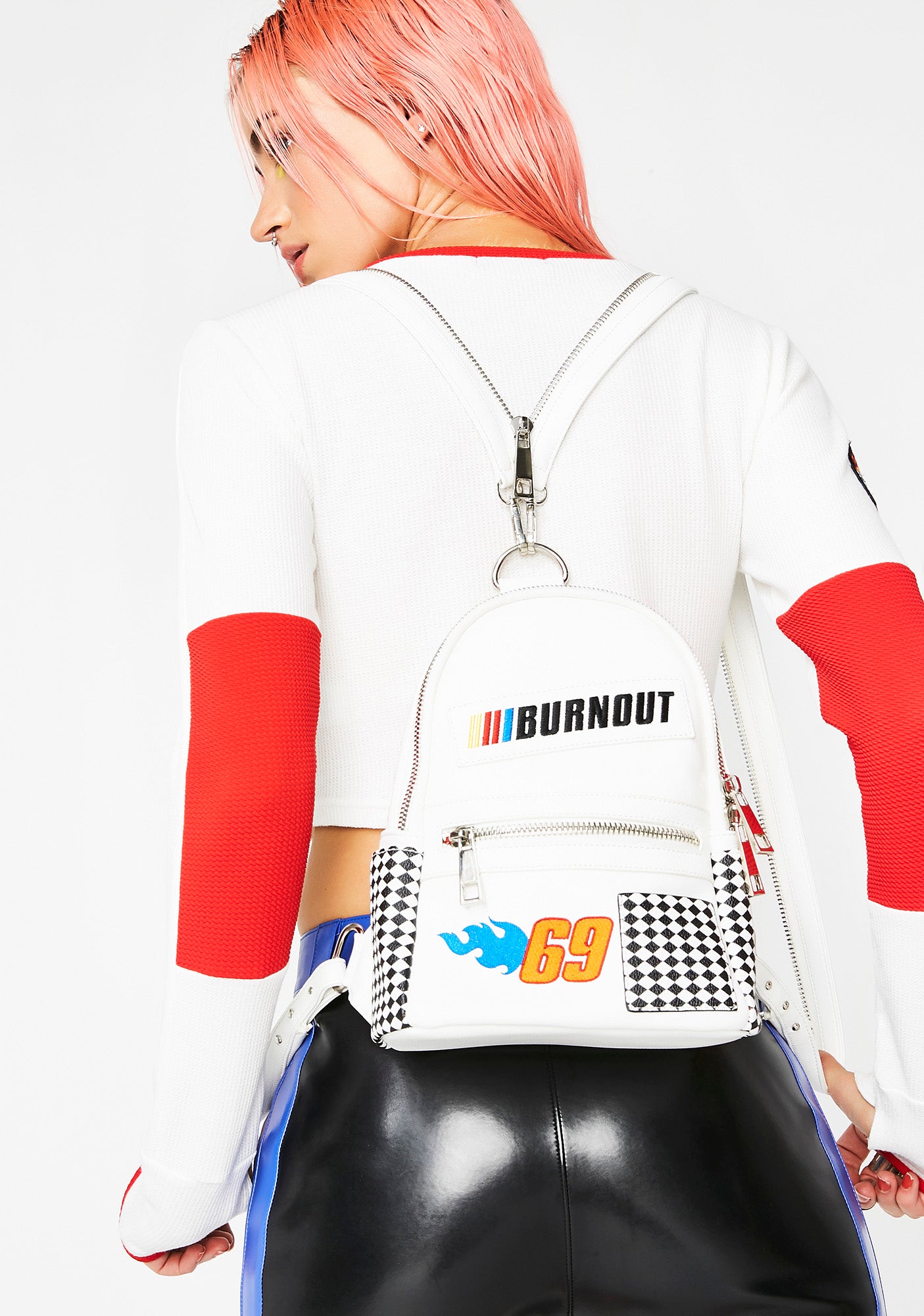 Burnout Patch Backpack – Dolls Kill