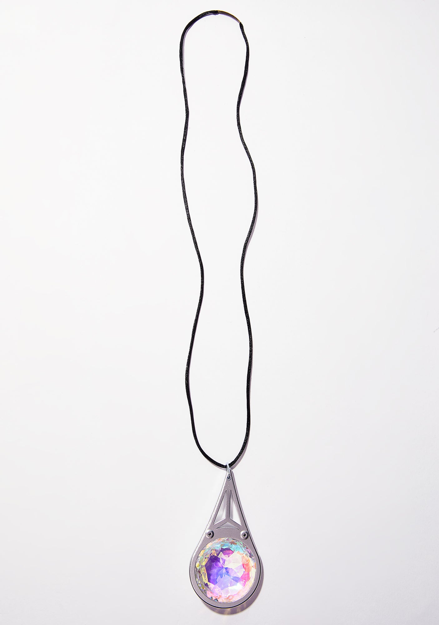 Kaleidoscope Crystal Monocle Necklace – Dolls Kill