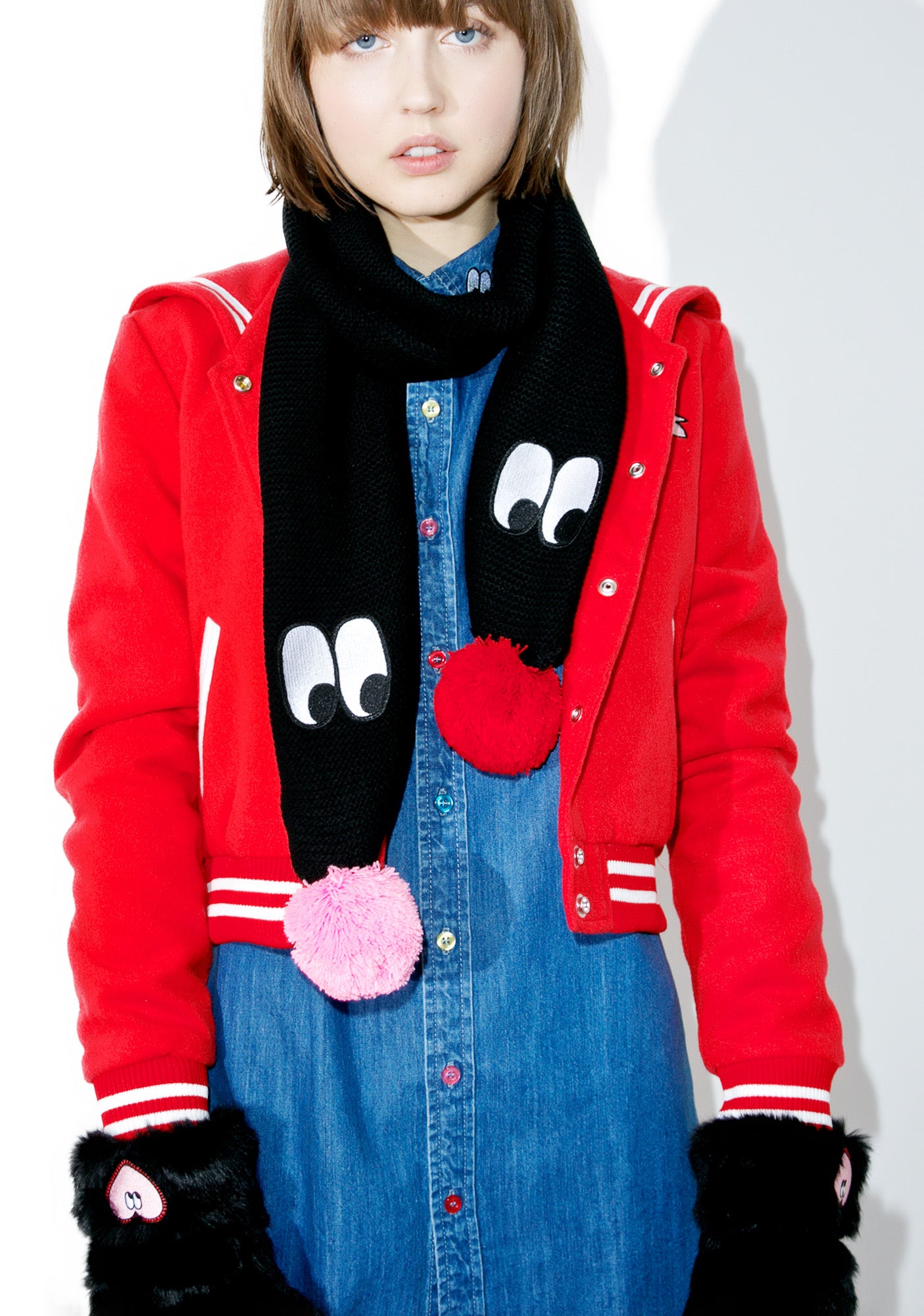 Pom Nose Scarf – Dolls Kill