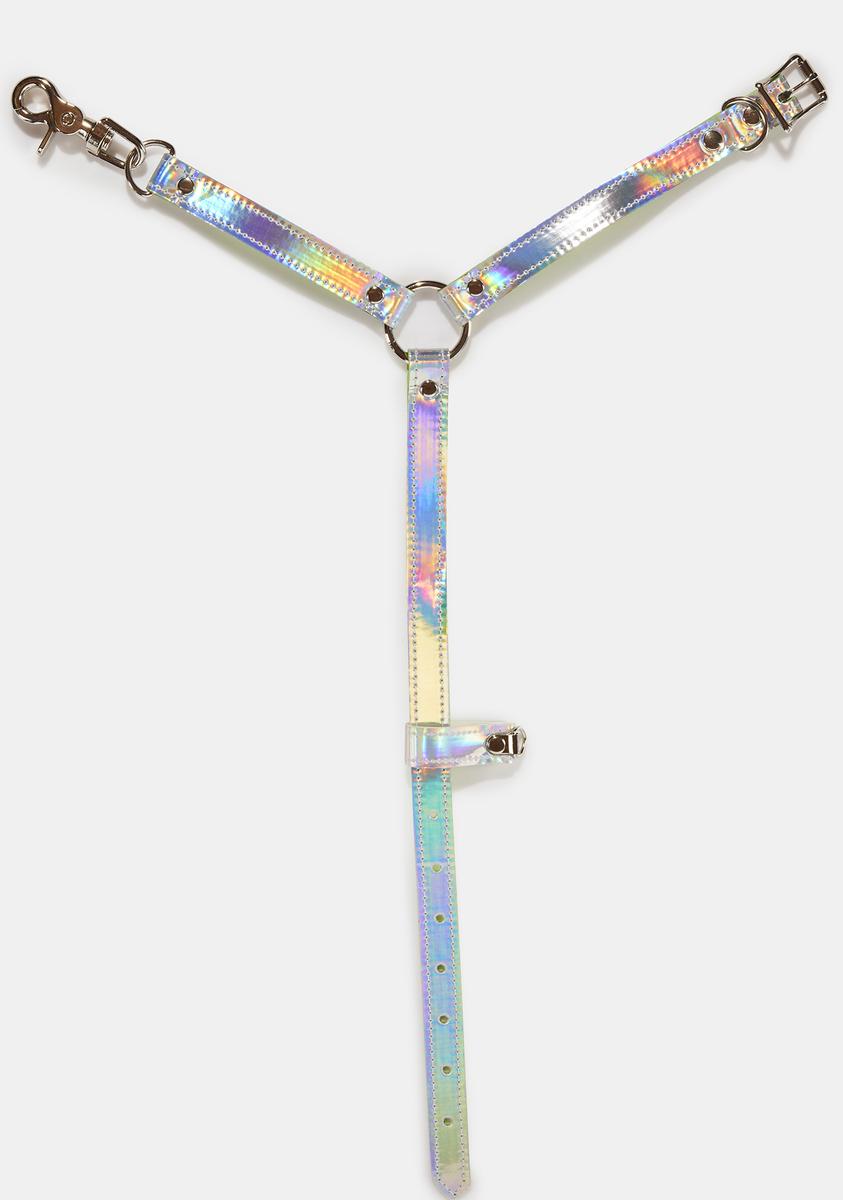 Funk Plus Holographic 1-Leg Garter Harness – Dolls Kill