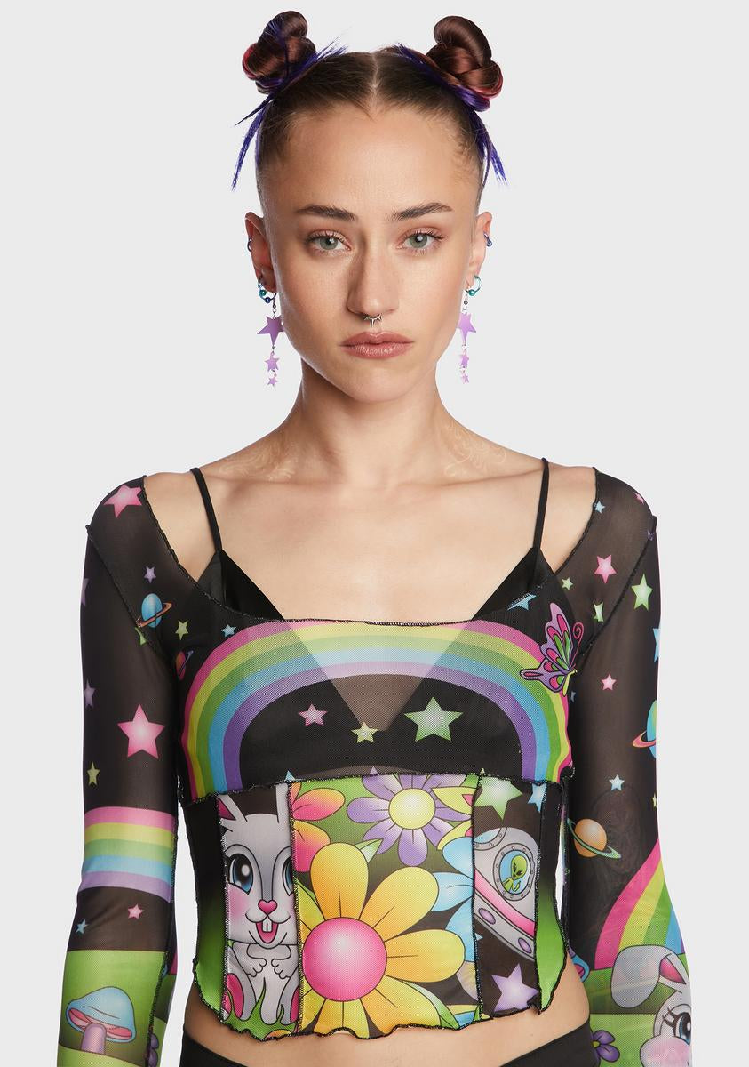 Star Drop Earrings - Pink – Dolls Kill