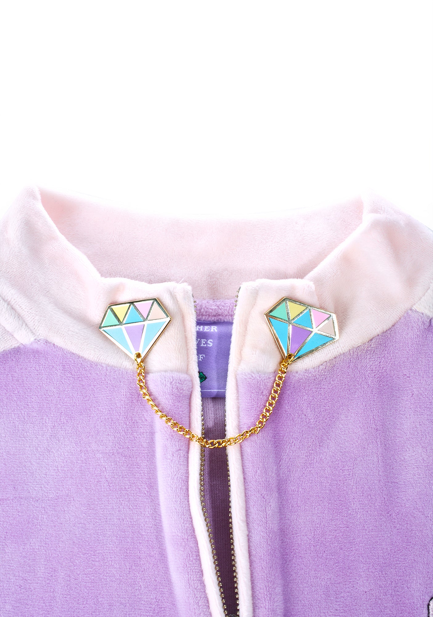 Rainbow Diamond Collar Pins – Dolls Kill