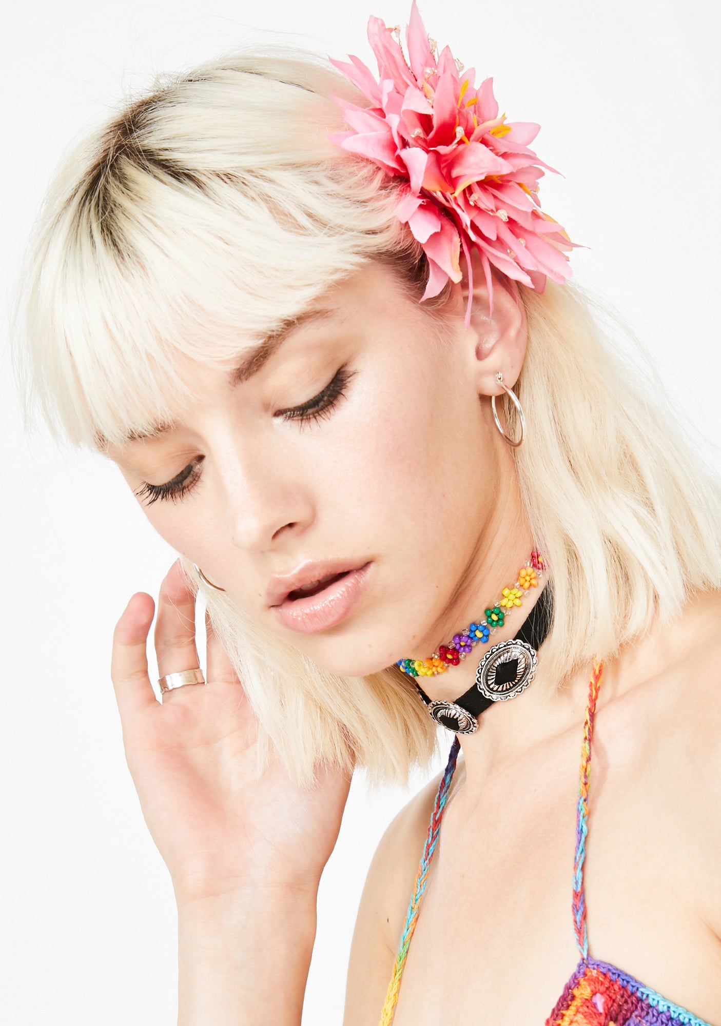 Sweet Glowing Dahlia Light Up Hair Flower – Dolls Kill