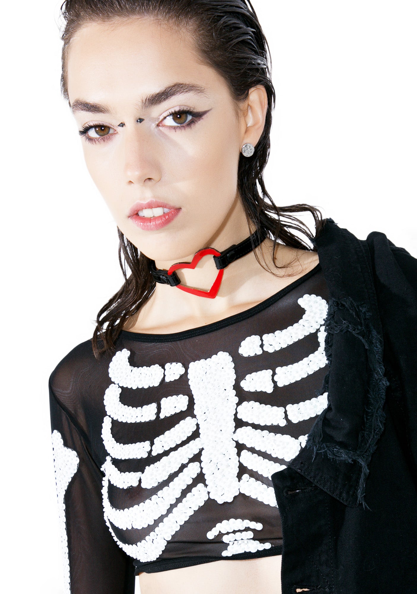 Show Yer Heart O-Ring Choker – Dolls Kill