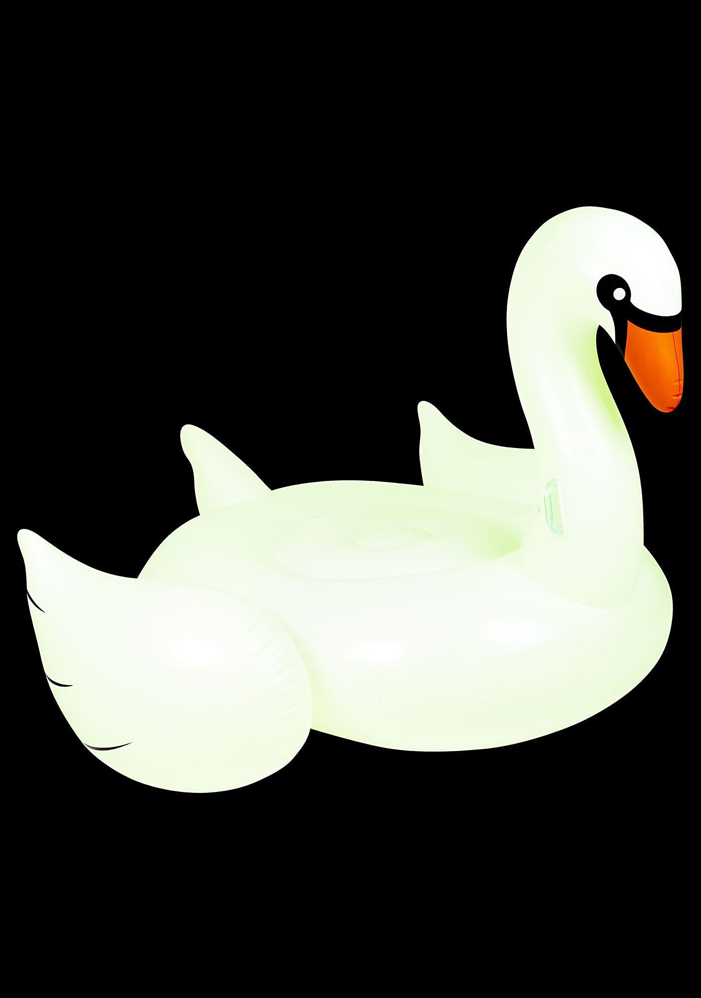 Glowing Swan Inflatable Pool Float – Dolls Kill