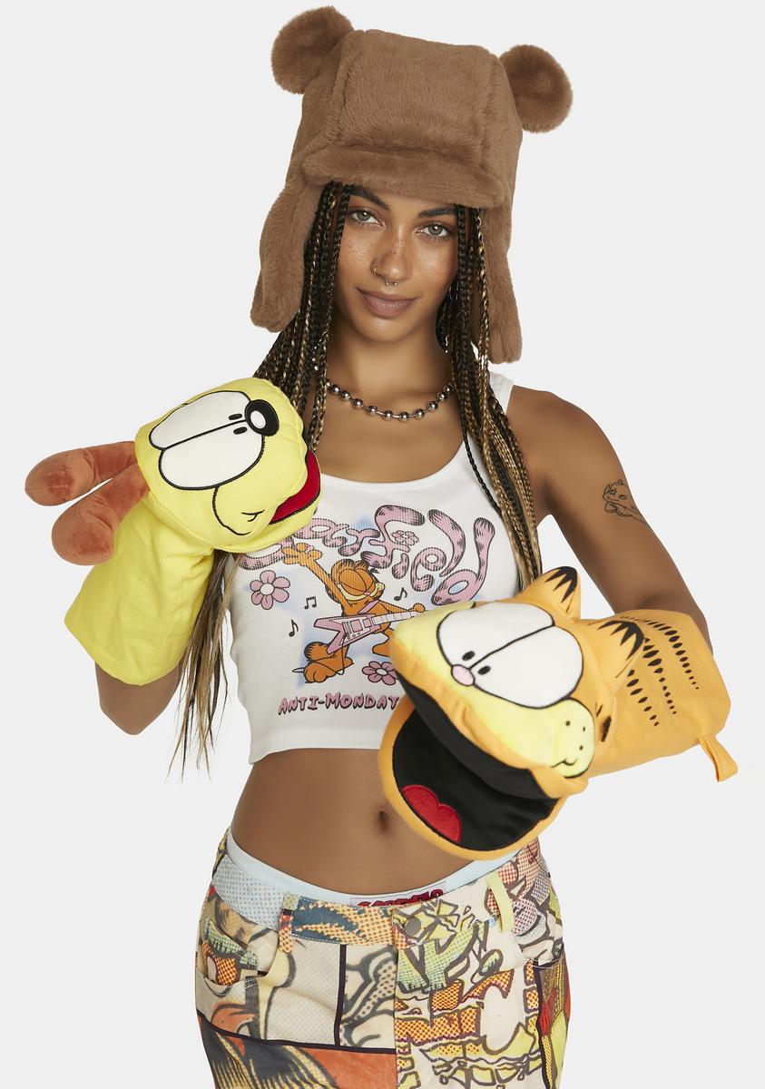 Dolls Kill X Garfield Garfield And Odie Oven Mitts - Multi