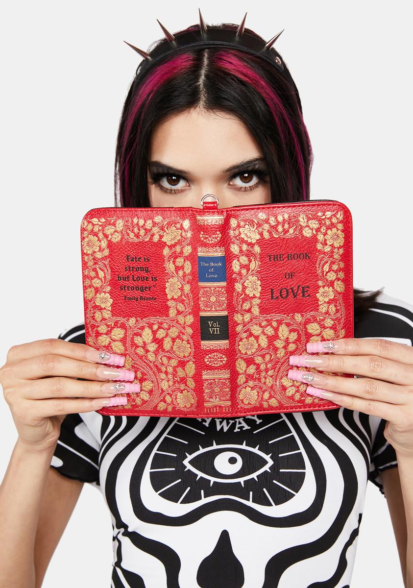 Book Shaped Wallet - Red – Dolls Kill