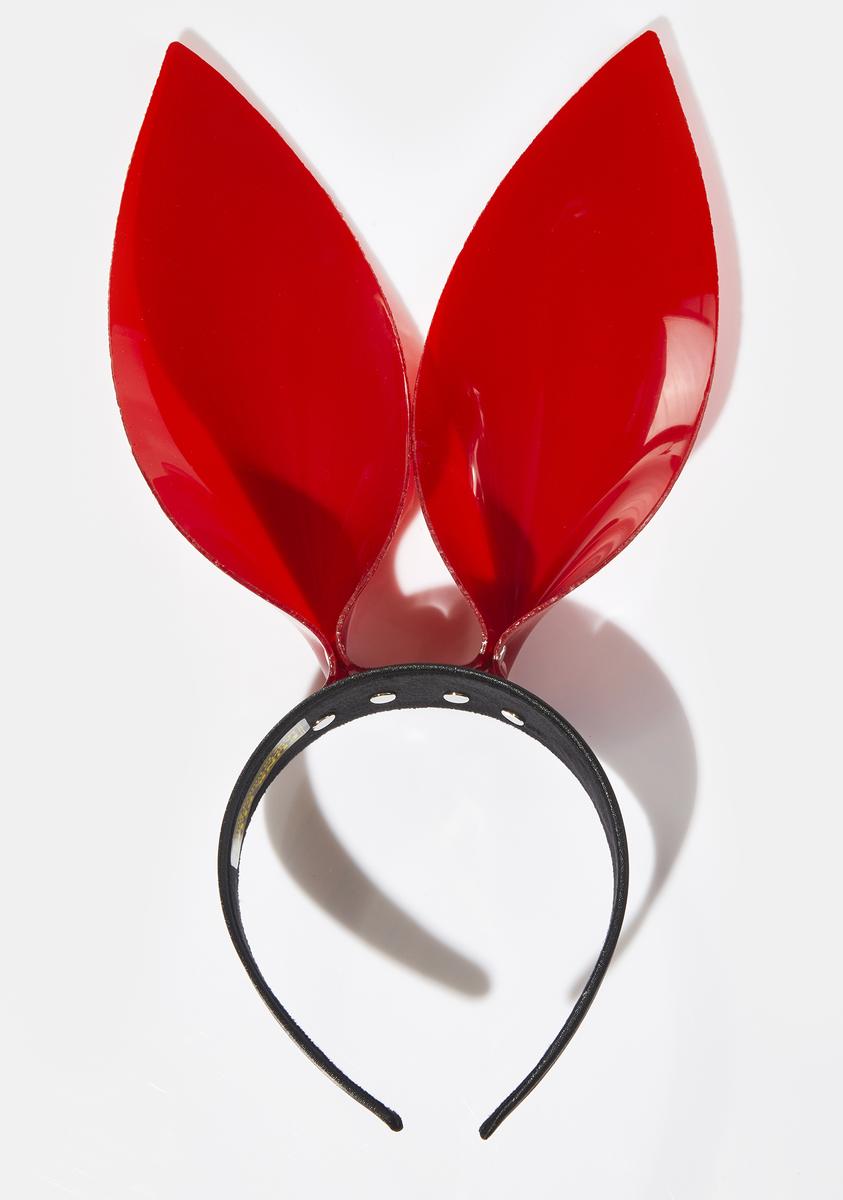 Funk Plus Bunny Ears Headband - Red – Dolls Kill