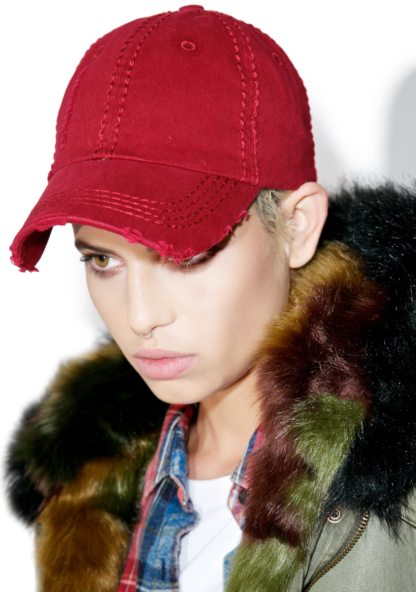 Crimson Destroyed Dat Hat – Dolls Kill