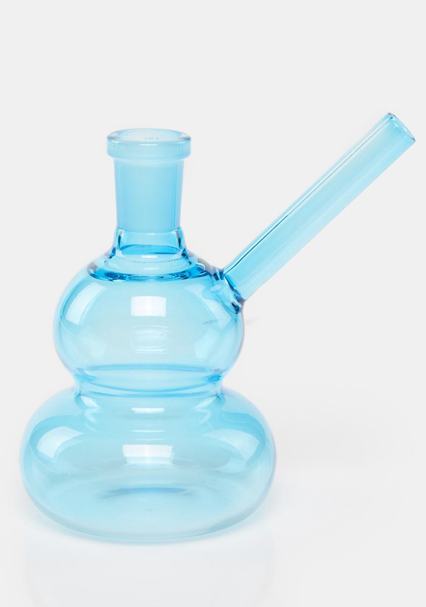 Round Glass Bong - Blue – Dolls Kill